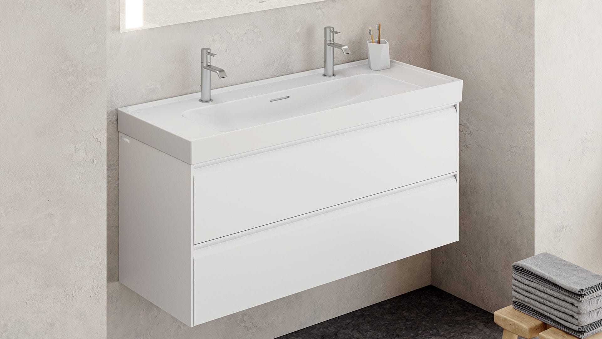 MEDA - the new bathroom collection for LAUFEN • Vetica Group AG